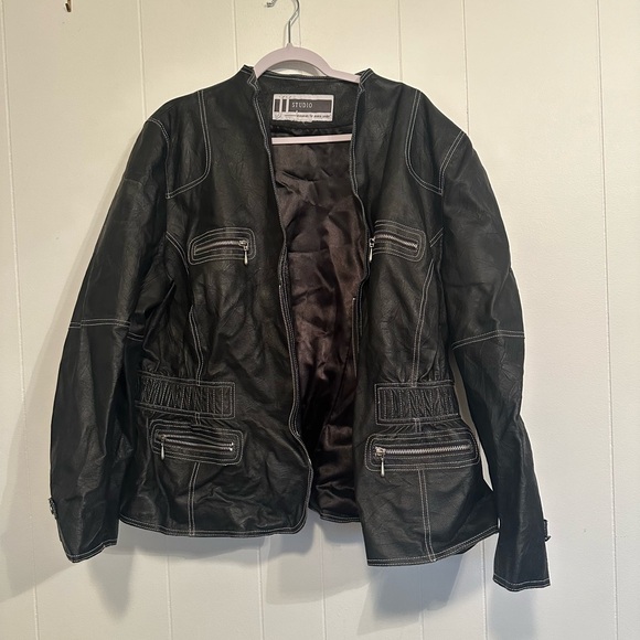 Jessica London | Jackets & Coats | Jessica London Leather Jacket | Poshmark